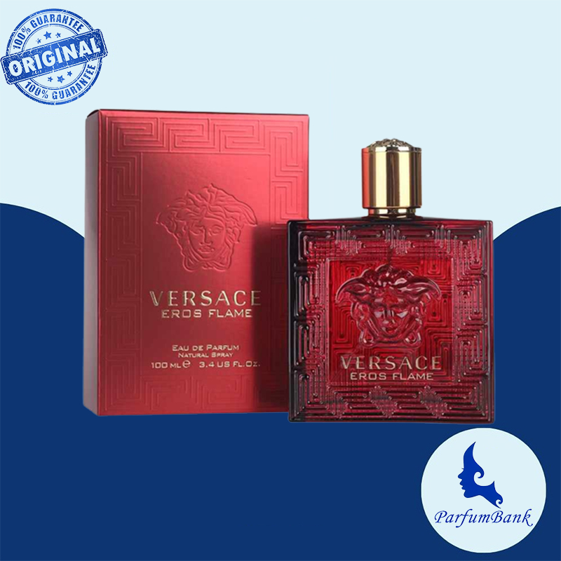 Jual [ 100% Original] Parfum Versace Eros Flame for Men Eau De Toilette EDT/ Eros Eau De Parfume ...