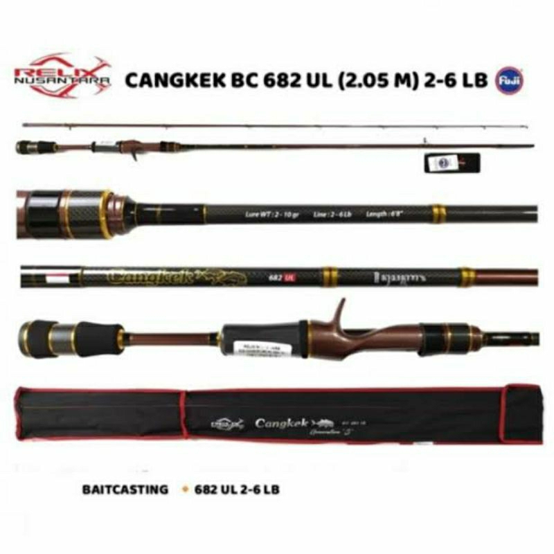 Jual Joran pancing RELIX NUSANTARA CANGKEK 682UL , 632 XUL , 682BC gen S | Shopee Indonesia