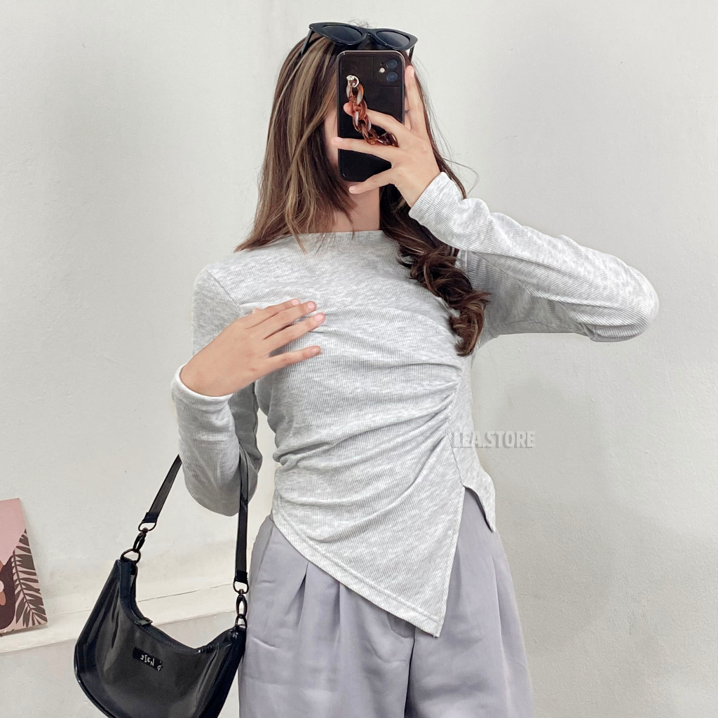 Jual VALERIE BLOUSE KNIT / BAJU WANITA KEKINIAN / LEA STORE. | Shopee ...