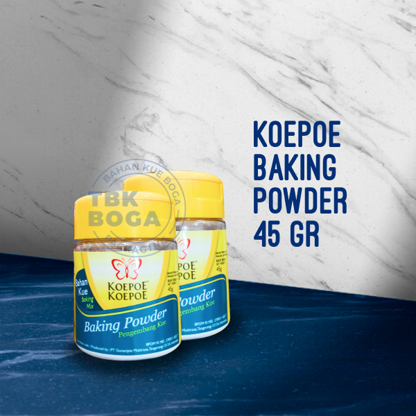 Jual Koepoe Baking Powder ( 45 gr ) Pengembang Natrium Bikarbonat Bubuk ...