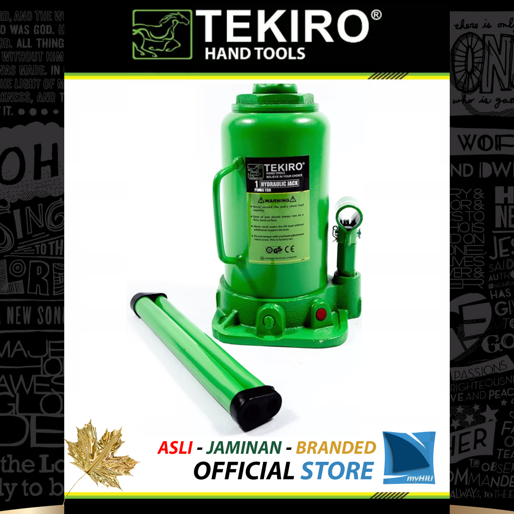 Jual Dongkrak Botol 15 Ton / Hydraulic Bottle Jack TEKIRO | Shopee ...
