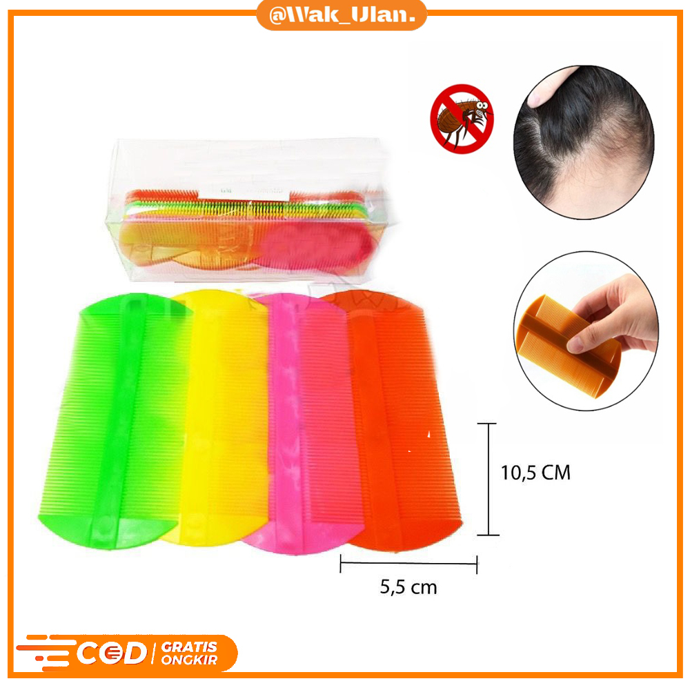 Jual SERIT SISIR KUTU RAMBUT PLASTIK ORANGE Sisir Serit Plastik Sisir ...