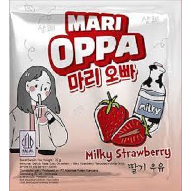 Jual Mouseman - Mari Oppa Minuman Serbuk Rasa Susu Strawberry / Mario ...