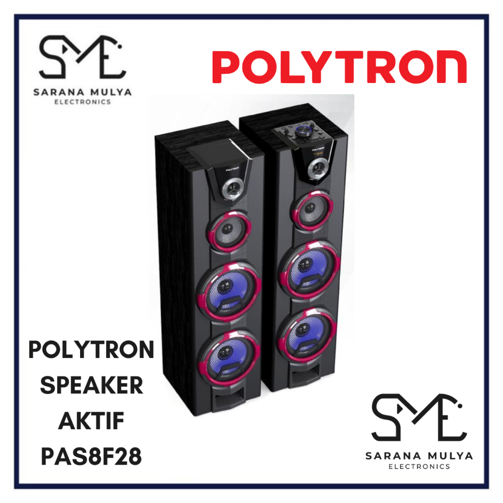 Jual SPEAKER AKTIF POLYTRON PAS 8F28 PAS8F28 8F28 BLUETOOTH CONNECTION ...