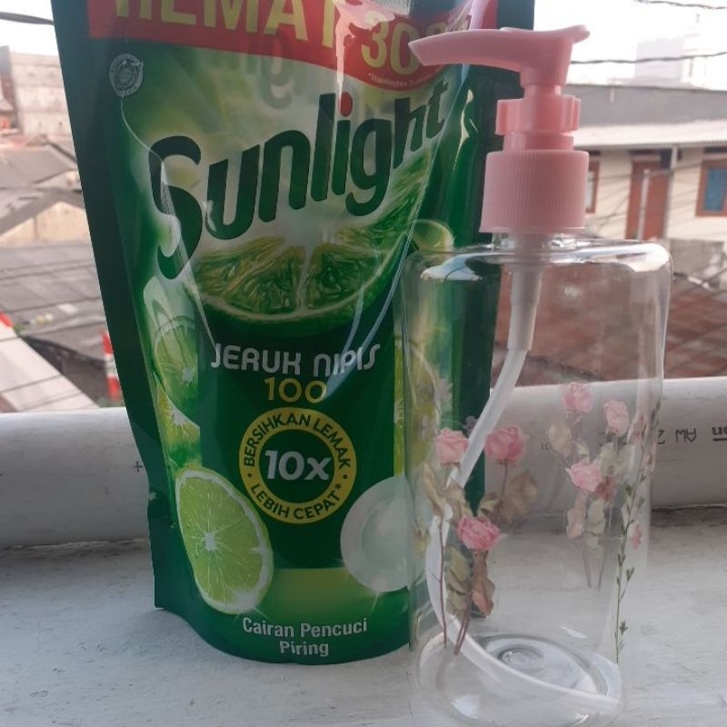 Jual SUNLIGHT CUCI PIRING 650ML JERUK NIPIS FREE BOTOL CANTIK DIJAMIN ...
