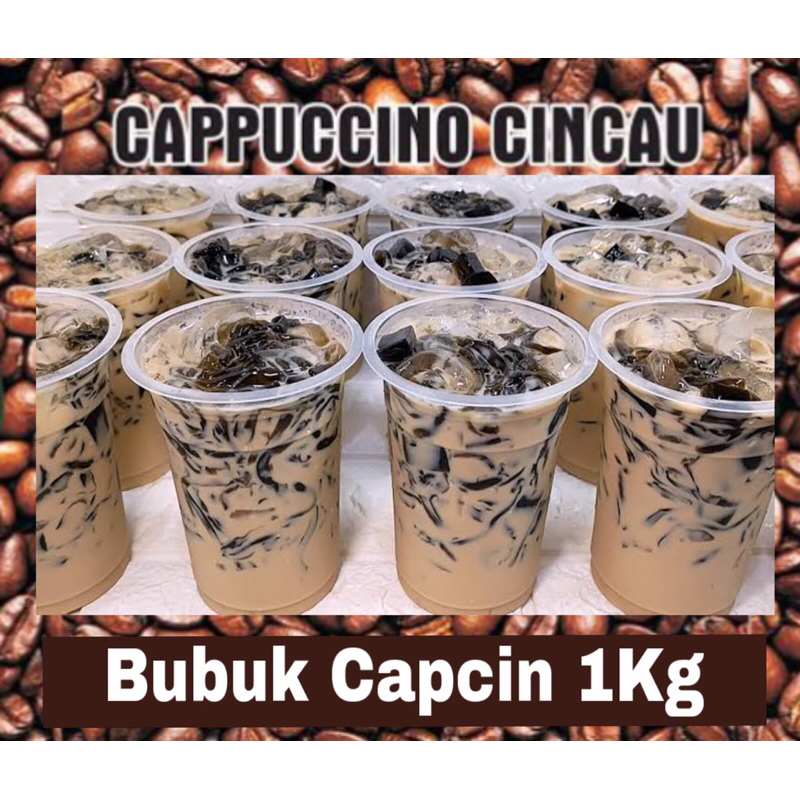 Jual Bubuk Cappucino Cincau 1kg Capcin IBF GROSIR Bubuk bintang Juara ...