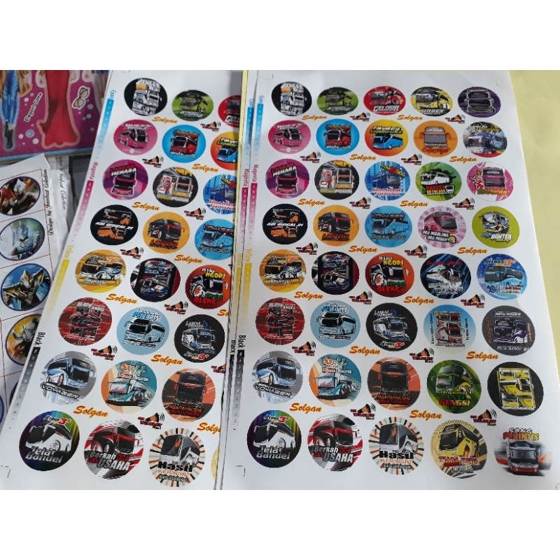 Jual 1lembar stiker tempelan tajos bus telolet | Shopee Indonesia
