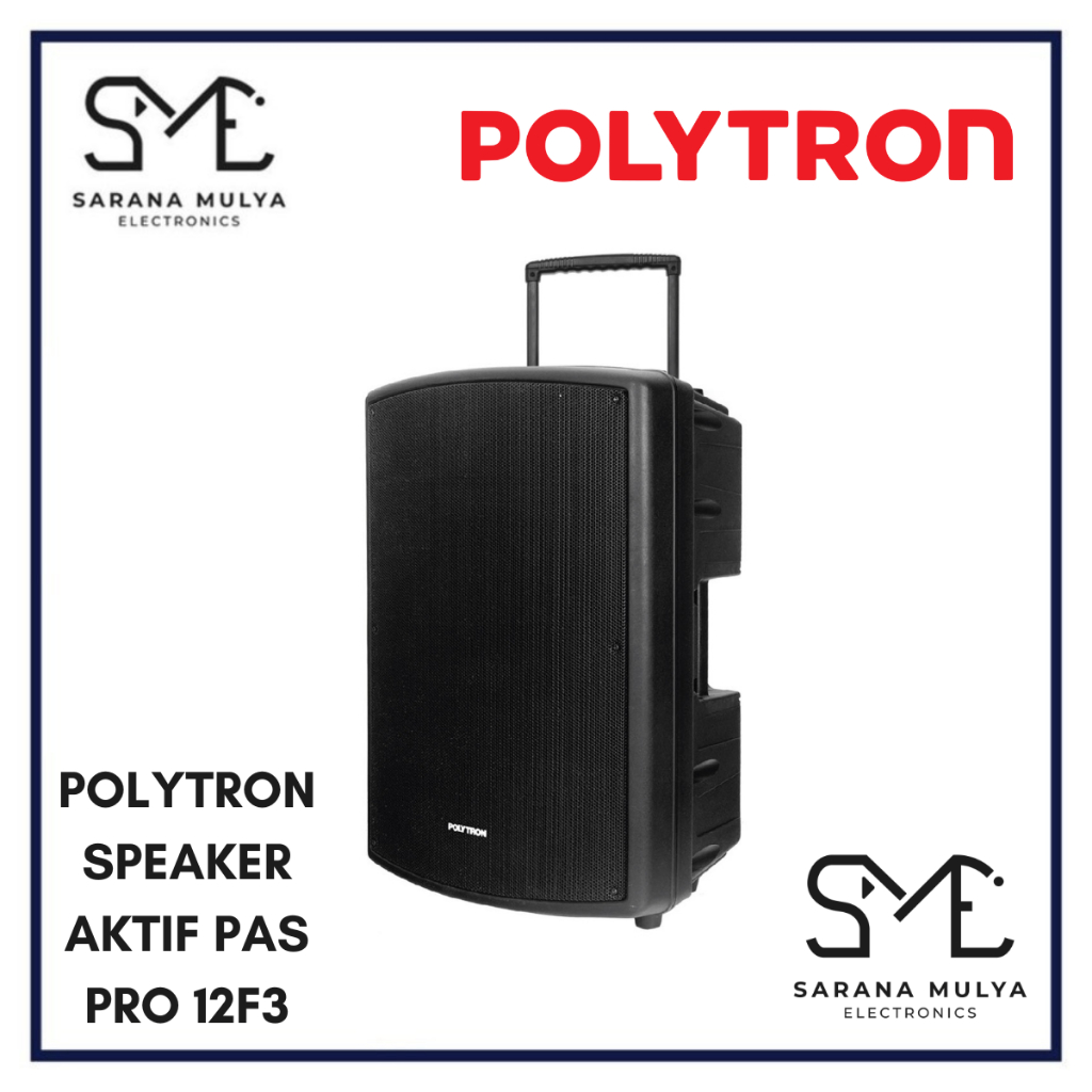 Jual SPEAKER AKTIF PORTABLE POLYTRON PAS PRO 12F3 - ACTIVE SPEAKER BLUETOOTH CONNECTION | Shopee ...
