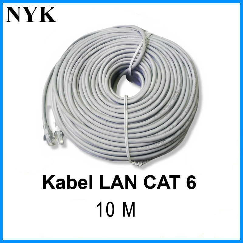 Jual Kabel LAN UTP RJ45 Cat6 Ethernet 10 Meter | Shopee Indonesia