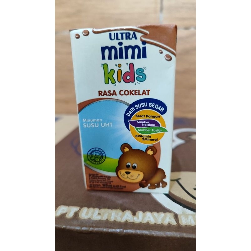 Jual Ultra Mimi Kids Susu UHT rasa Cokelat 125 ml | Shopee Indonesia