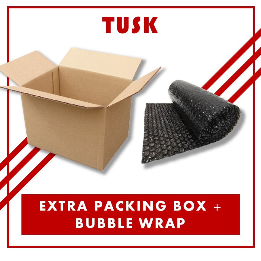 Jual Packing Double Box Tambahan Kardus Bubble Wrap Tusk Official ...
