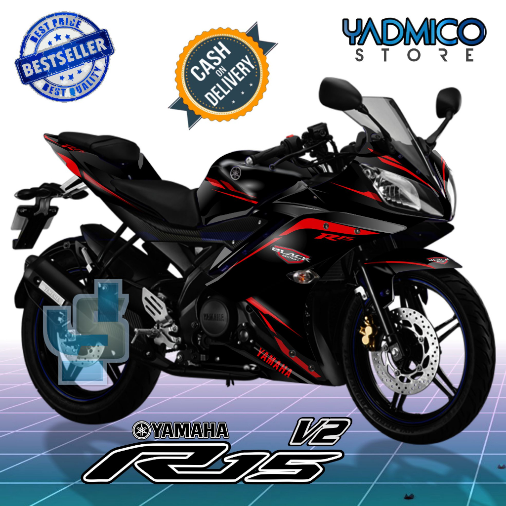 Jual Decal R15 V2 - Stiker Motor R15 V2 Full Body - Dekal Yamaha R15 ...