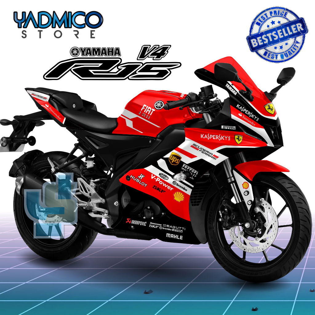 Jual Decal R15 V4 Full Body - Stiker Motor R15 V4 Full Body - Dekal ...