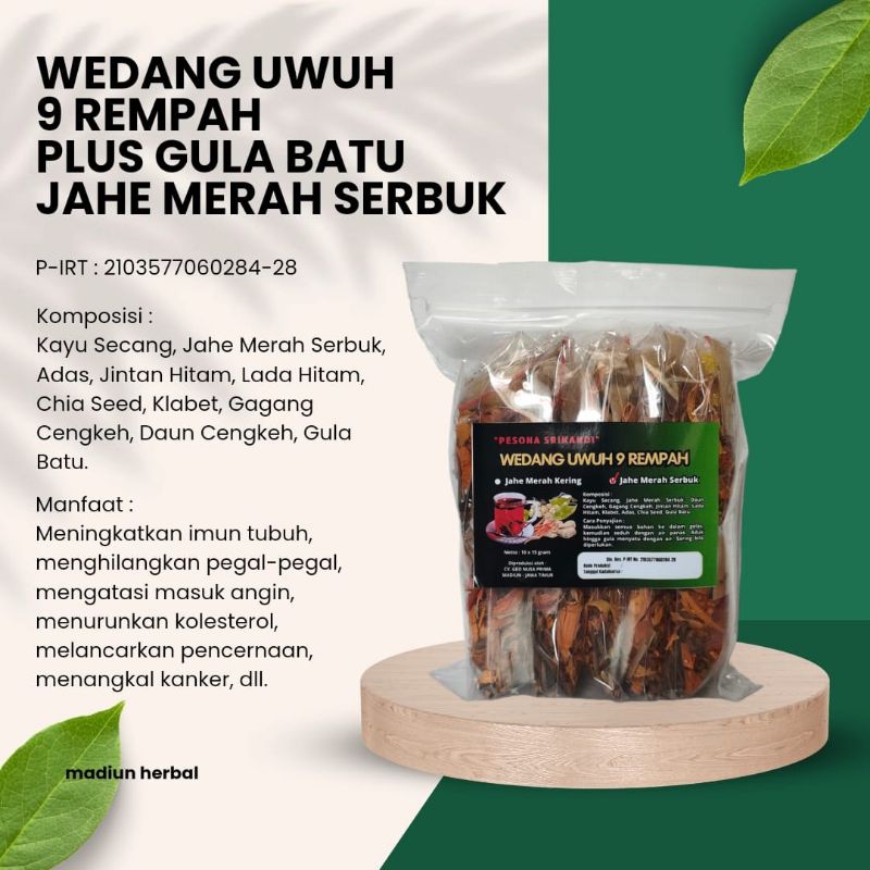 Jual 1 Pack isi 10 pcs Wedang Uwuh 9 Rempah Jahe Merah Serbuk Plus Gula ... Jual 1 Pack isi 10 pcs Wedang Uwuh 9 Rempah Jahe Merah Serbuk Plus Gula ...
