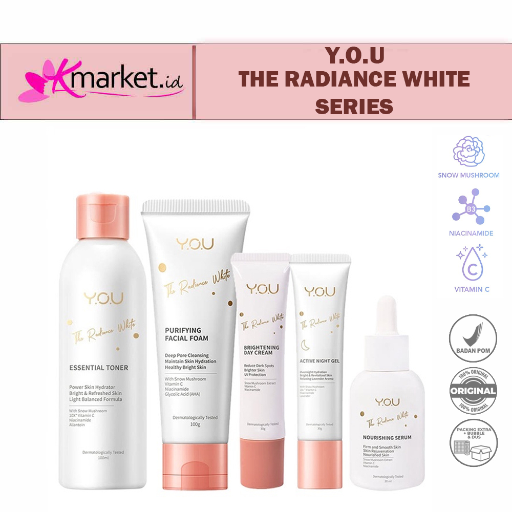 Jual YOU The Radiance White Nourishing Serum | Refreshing Toner ...
