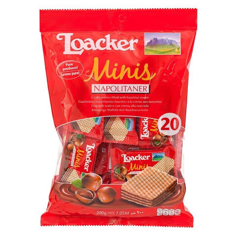 Jual Loacker minis napolitaner isi 20 bungkus | Shopee Indonesia