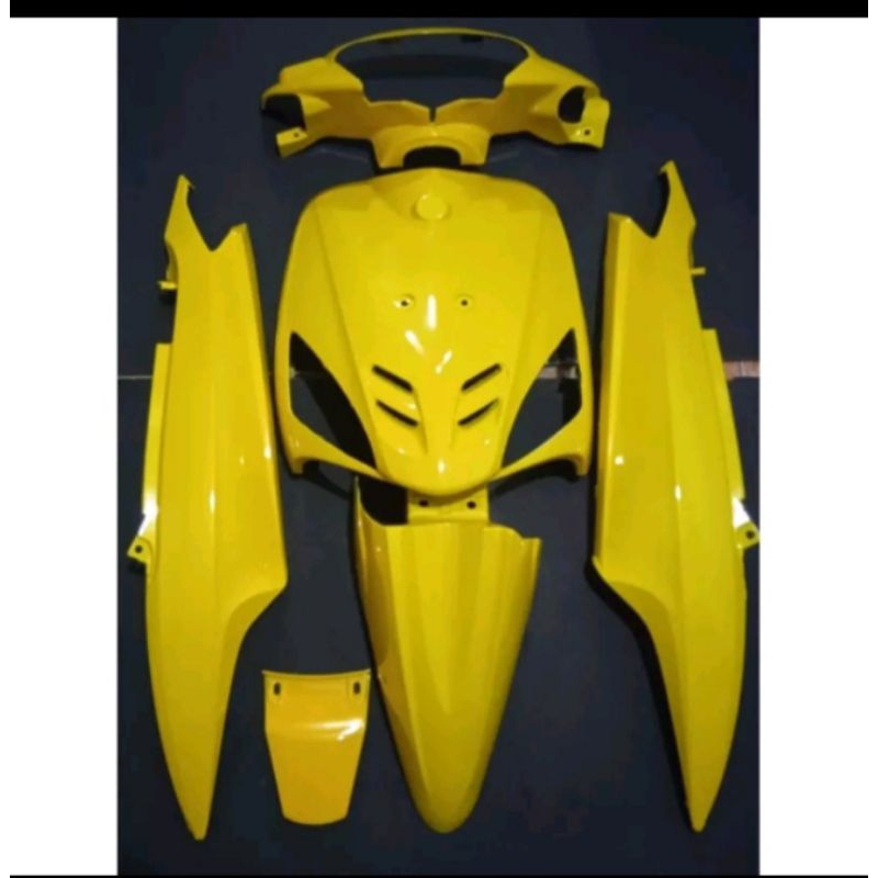 Jual FULLSET COVER BODY HALUS MIO SPORTY KUNING BODYSET MIO SPORTY MIO ...