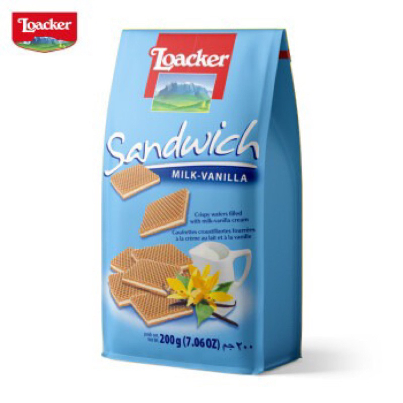 Jual loacker wafer milk vanilla vanila 200g | Shopee Indonesia
