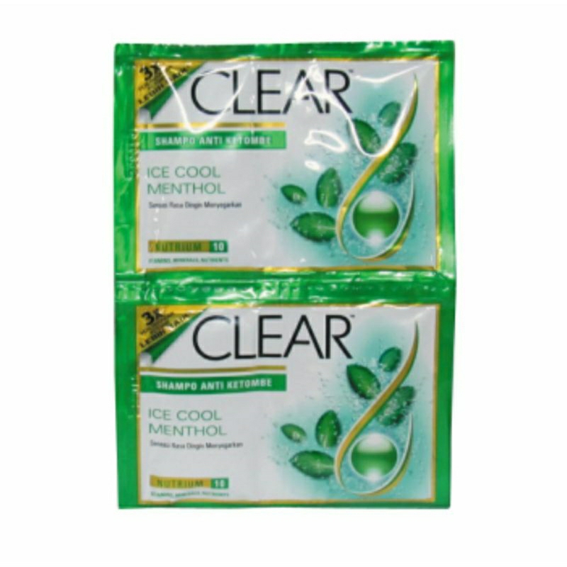 Jual Shampoo Clear Menthol Renteng (12pcs) | Shopee Indonesia