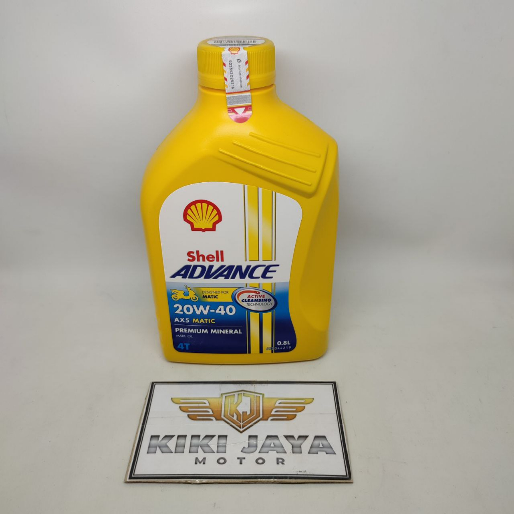 Jual Oli Motor Shell Advance AX5 Matic 20W-40 0,8 Lliter | Shopee Indonesia