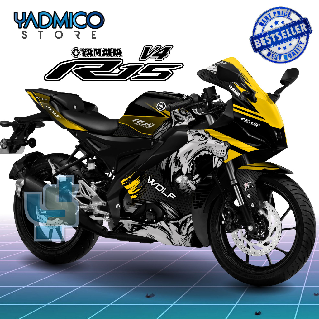 Jual Decal R15 V4 Full Body - Stiker Motor R15 V4 Full Body - Dekal ...