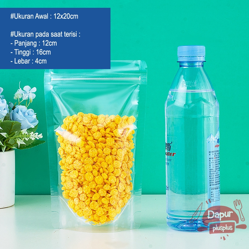 Jual Standing Pouch Kemasan Makanan | Plastik PET Klip Pouch Berdiri ...