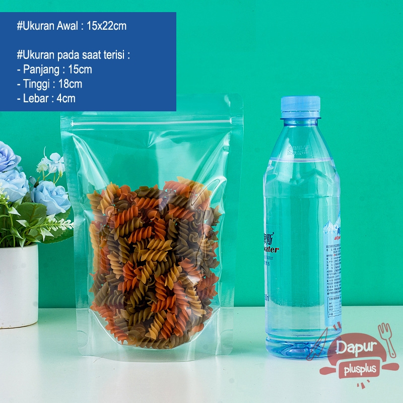 Jual Standing Pouch Kemasan Makanan | Plastik PET Klip Pouch Berdiri ...