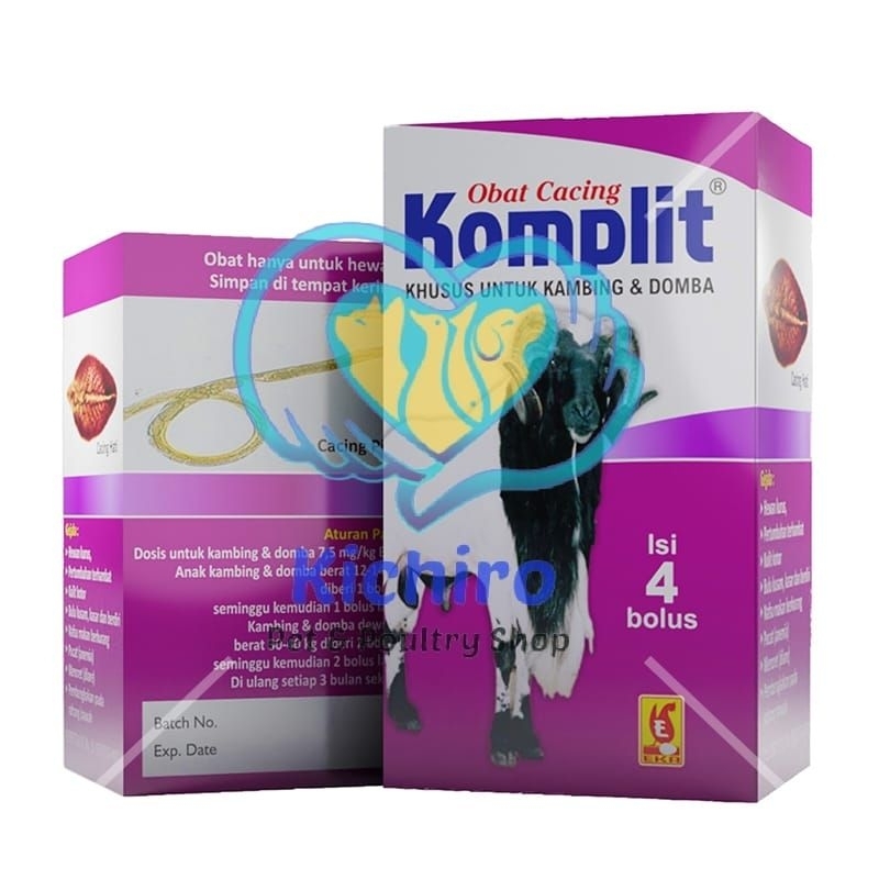 Jual Obat Cacing Komplit Khusus Kambing dan Domba isi 4 Bolus atau ...