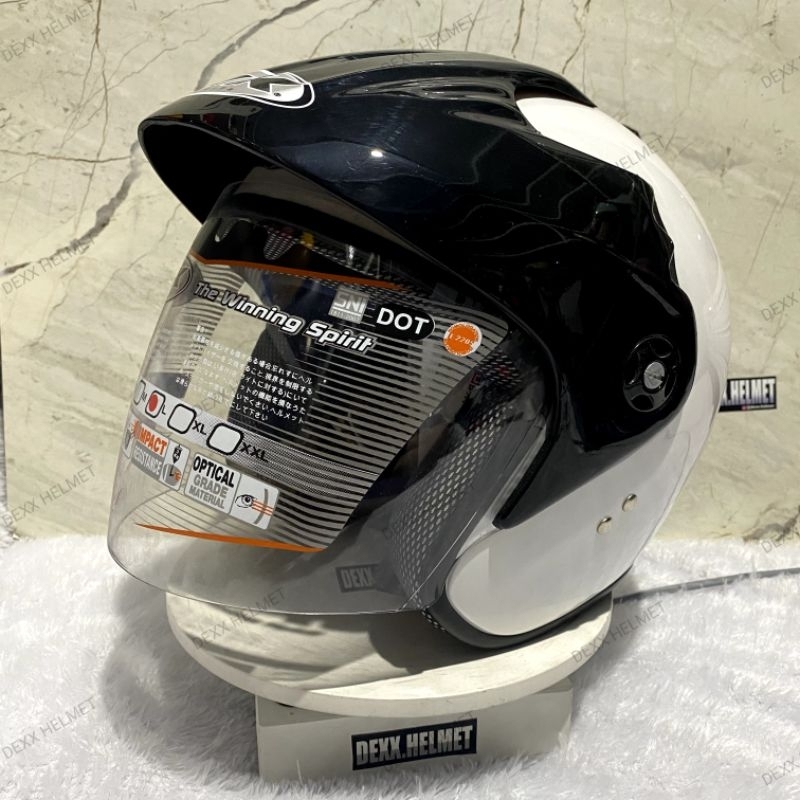 Jual Helm INK CX390 CX 390 Batman Solid Putih Glossy / White Metalic ...