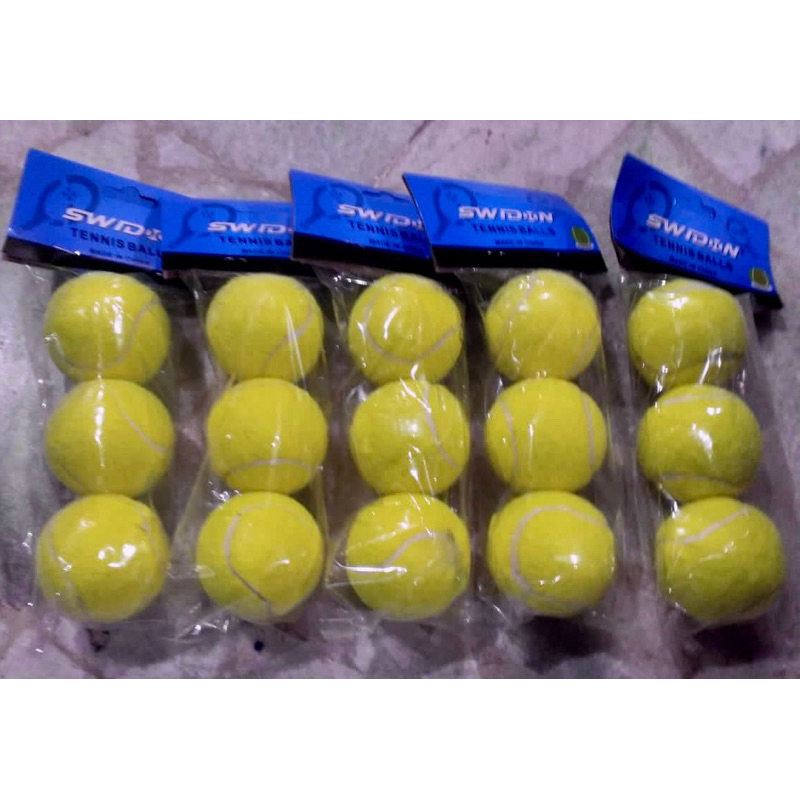 Jual BOLA TENIS Lapangan murah RRC ISI 3 BAGUS | Shopee Indonesia