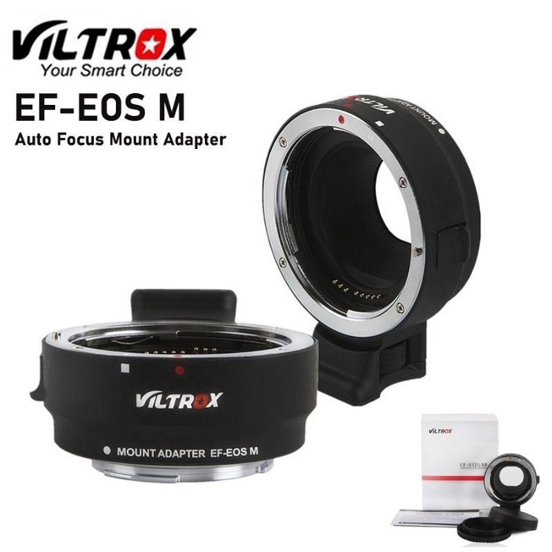Jual Adapter Lensa Meike Viltrox Mount Adapter EF EF-S to EOS M Auto ...