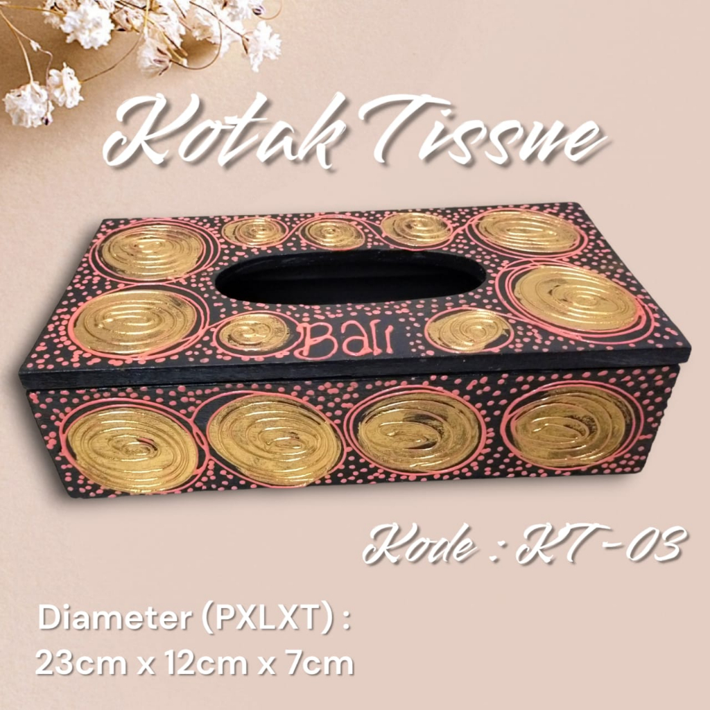 Jual Kotak Tisu Tissue Box Ethnic Bali Bisa Buat Hiasan Meja - Kotak ...