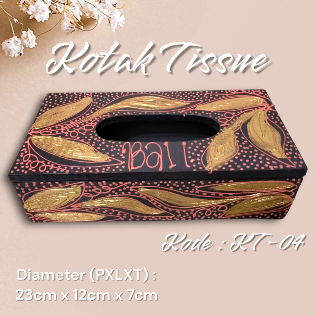 Jual Kotak Tisu Tissue Box Ethnic Bali Bisa Buat Hiasan Meja - Kotak ...