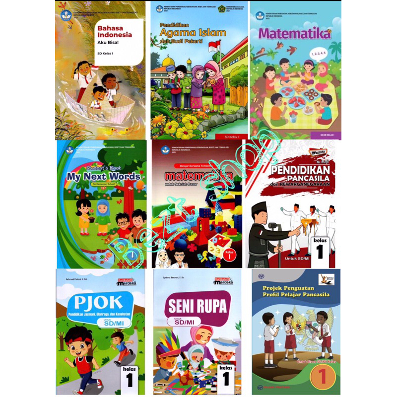 Jual Buku paket kelas 1 SD kurikulum Merdeka/Pengerak - Diknas | Shopee Indonesia