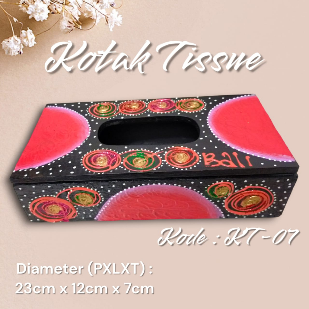 Jual Kotak Tisu Tissue Box Ethnic Bali Bisa Buat Hiasan Meja - Kotak ...