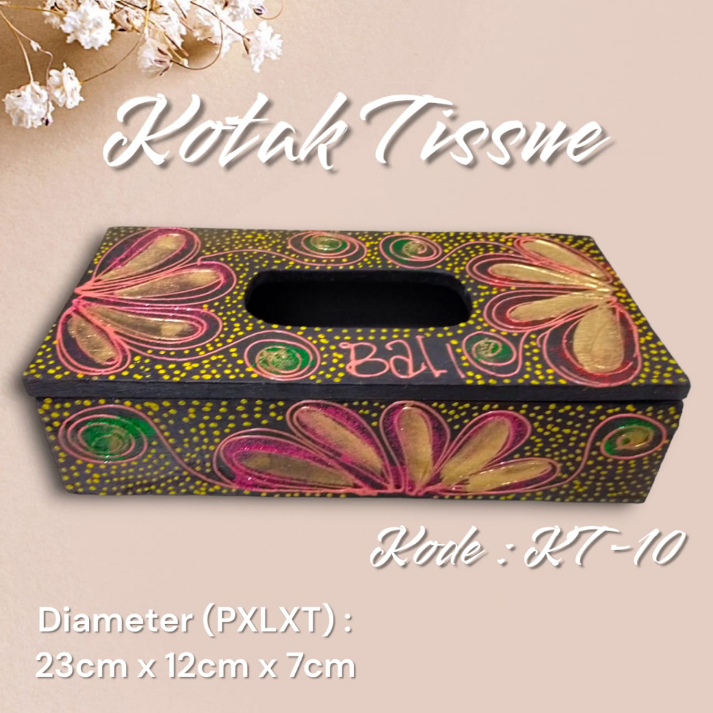 Jual Kotak Tisu Tissue Box Ethnic Bali Bisa Buat Hiasan Meja - Kotak ...