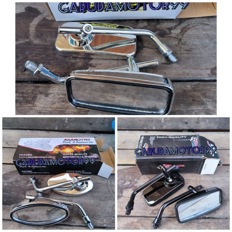 Jual spion day kotak dan kotak warna hitam crom gagang pendek minimalis ...