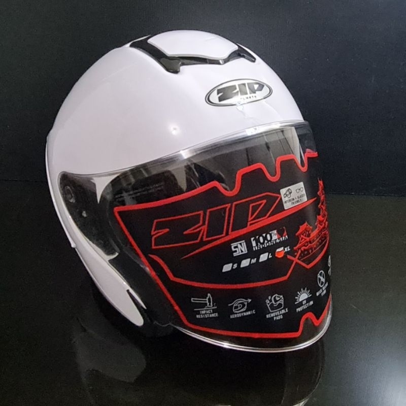 Jual HELM MOTOR SNI DEWASA SEPEDA MOTOR HALF FACE TYPE KAIZEN MODEL ...