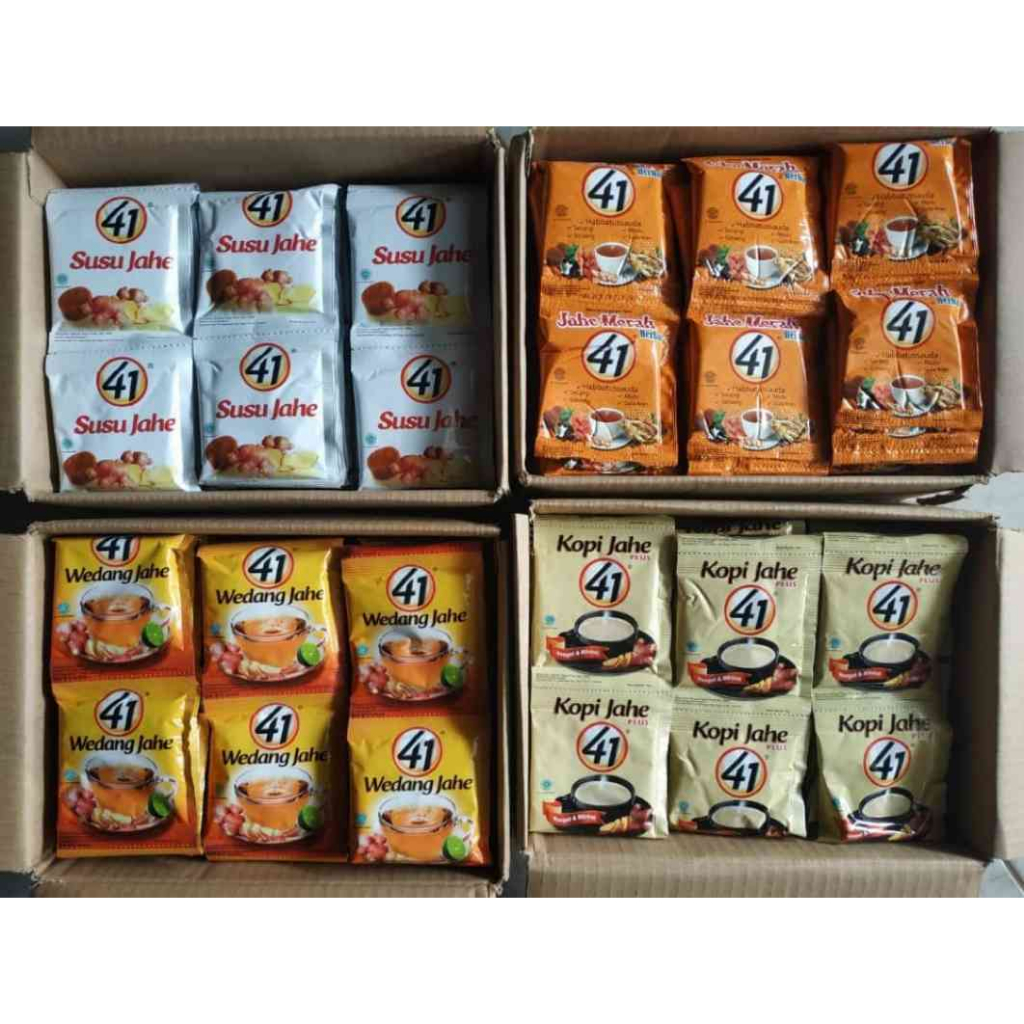 Jual Minuman Jahe 41 Jahe Menghangatkan badan stamina isi 10 saset ...