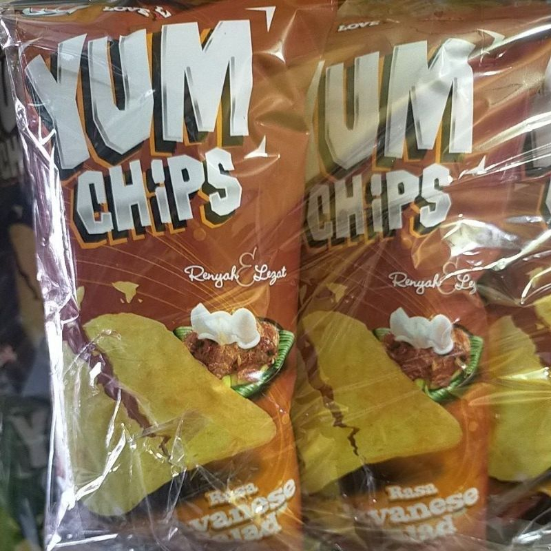 Jual Snack Kentang Yum Chips isi 10 pack | Shopee Indonesia