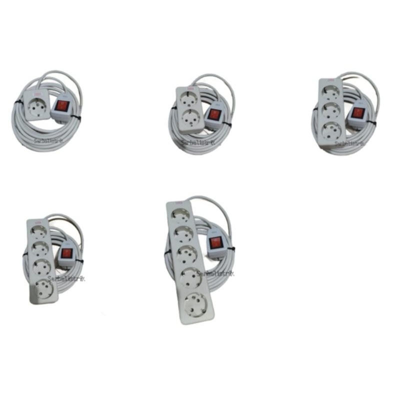 Jual Stop kontak kabel UTICON 1,2,3,4,5,6 LUBANG+Kabel 1-10M+Steker lampu on/off | Shopee Indonesia