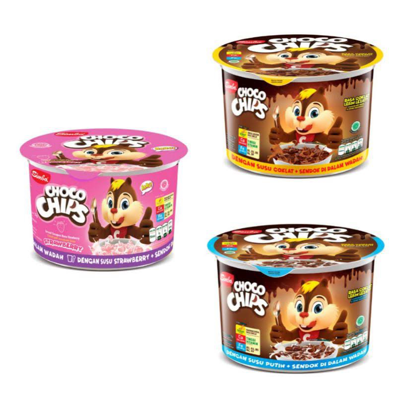 Jual Simba Choco Chips Cup Sereal 34 gr || by DharmaOfficialStore ...