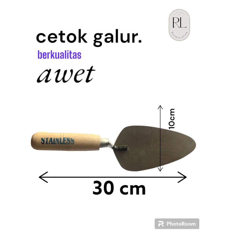 Jual cetok / cetok galur / sendok semen / cetok galur asli | Shopee ...