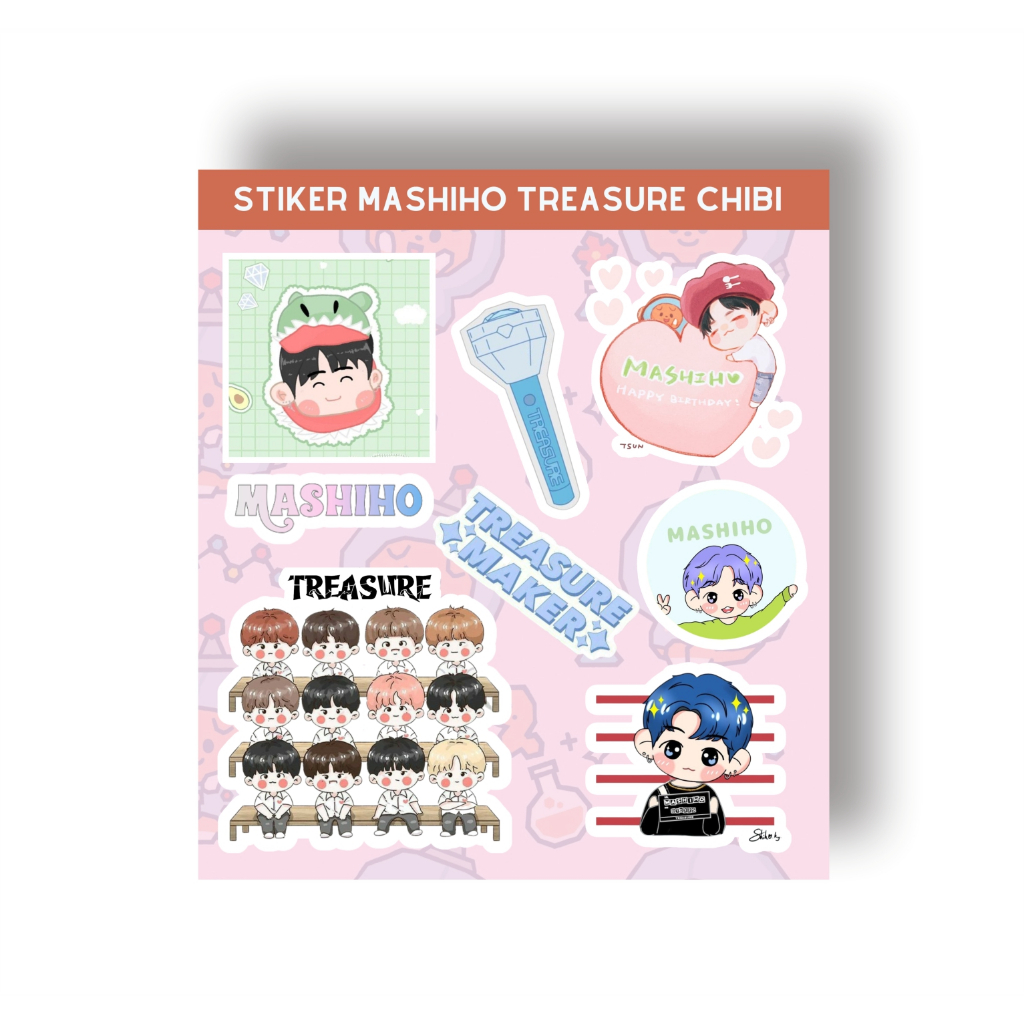 Jual STIKER TREASURE CHIBI KARTUN CUTE | Shopee Indonesia