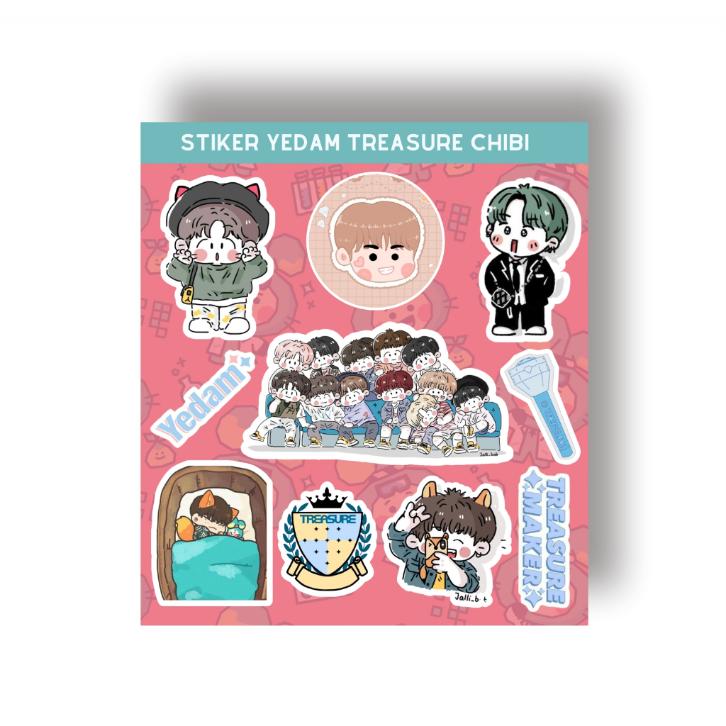 Jual STIKER TREASURE CHIBI KARTUN CUTE | Shopee Indonesia