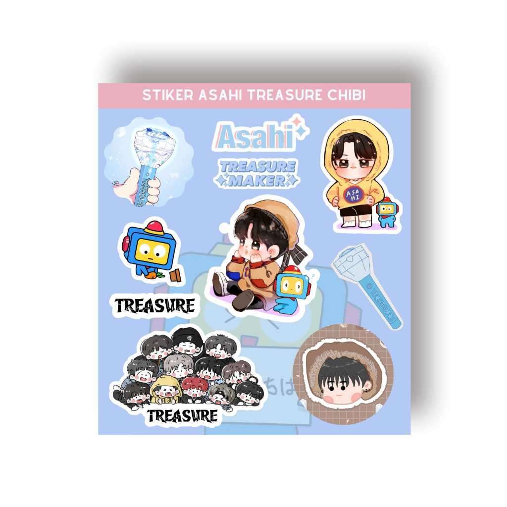 Jual STIKER TREASURE CHIBI KARTUN CUTE | Shopee Indonesia