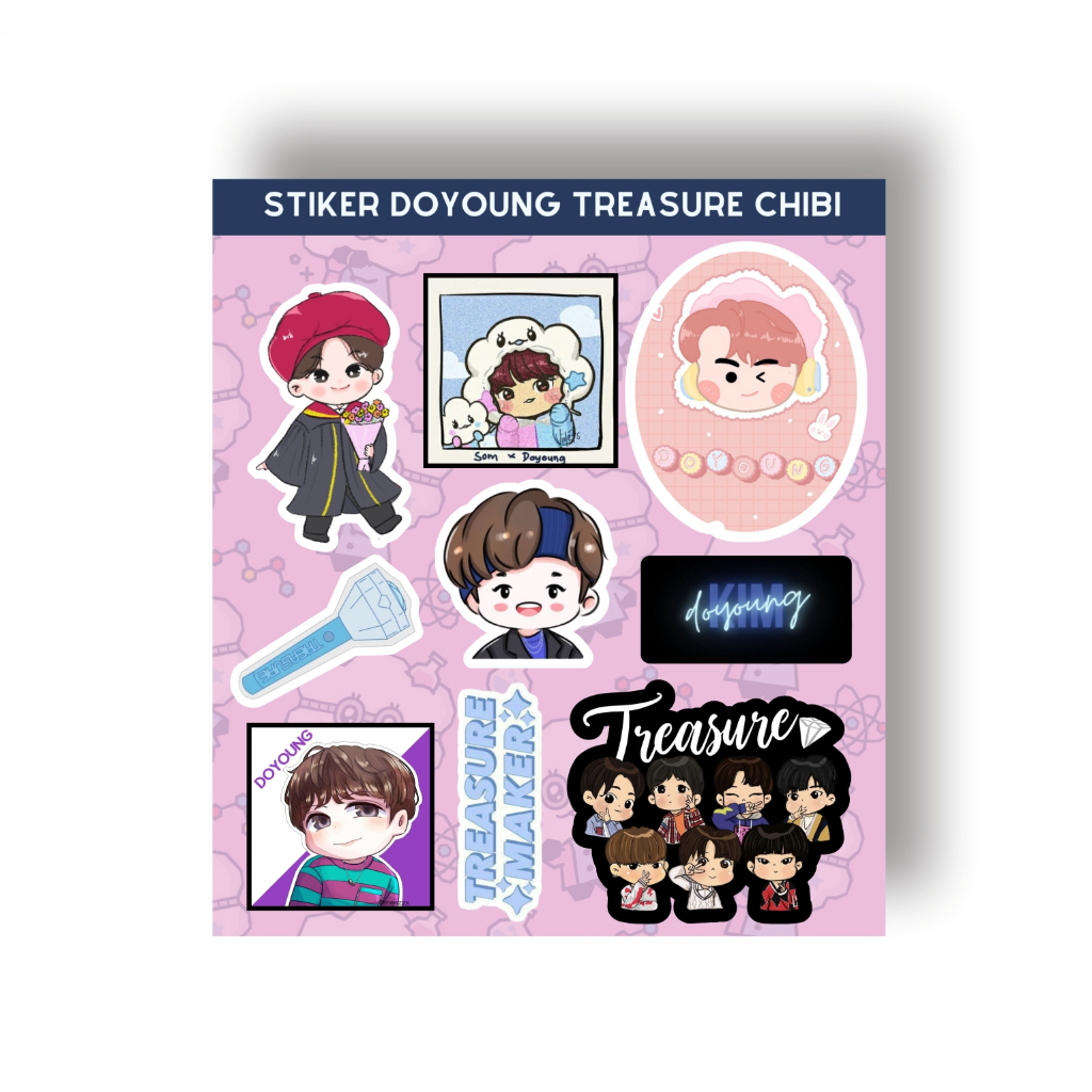 Jual STIKER TREASURE CHIBI KARTUN CUTE | Shopee Indonesia