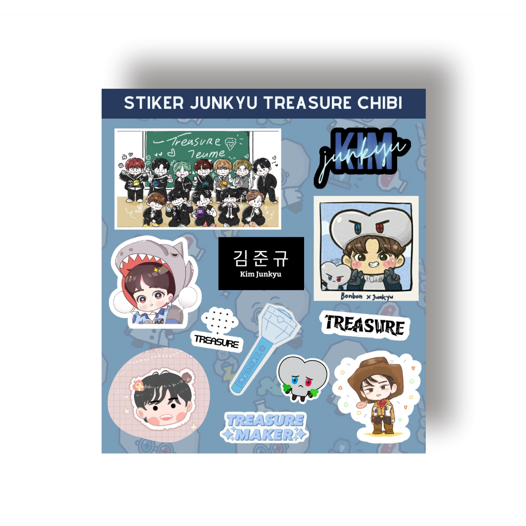 Jual STIKER TREASURE CHIBI KARTUN CUTE | Shopee Indonesia