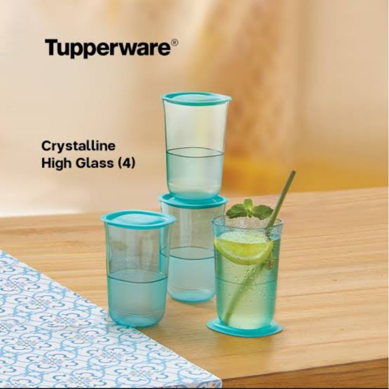 Jual crystalline high glass tupperware / gelas kristal tupperware ...