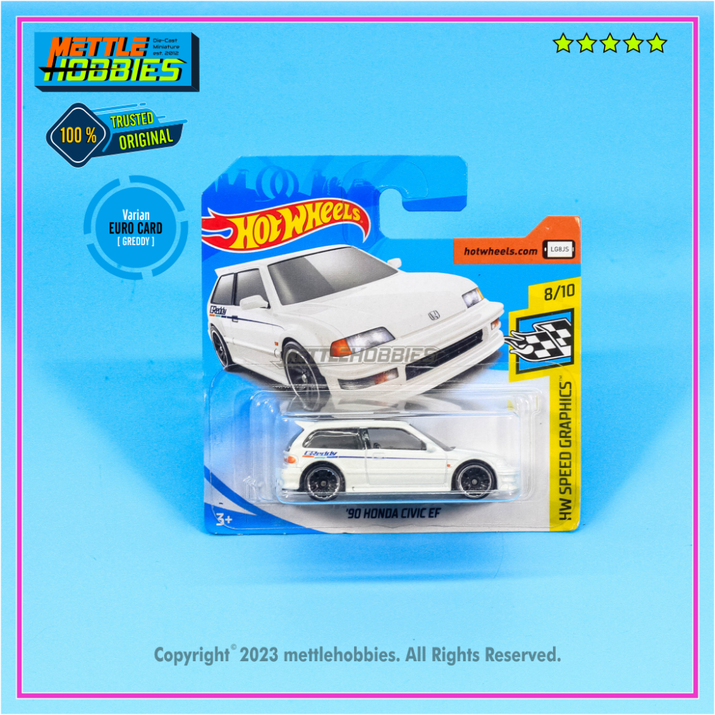 Jual Hot Wheels 1990 Honda Civic EF Greddy Diecast Miniatur Replika ...